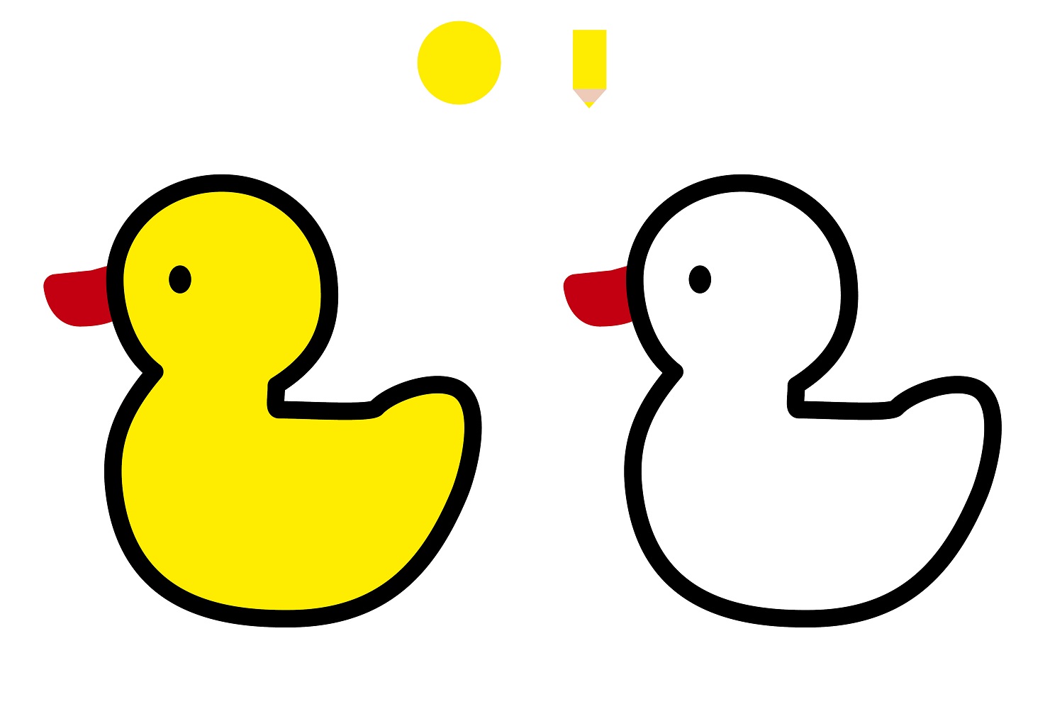 Moja prva bojanka Žuta – Malik