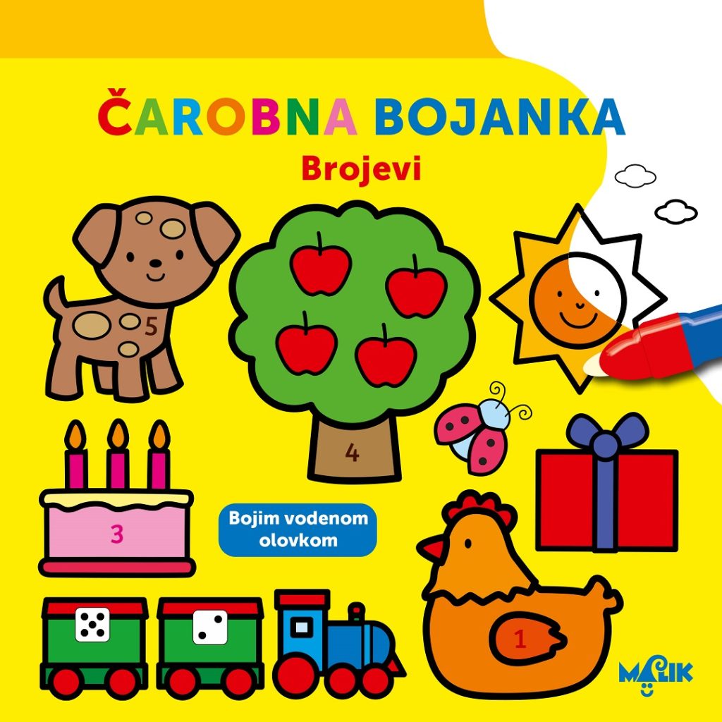Čarobna bojanka – Brojevi – Malik