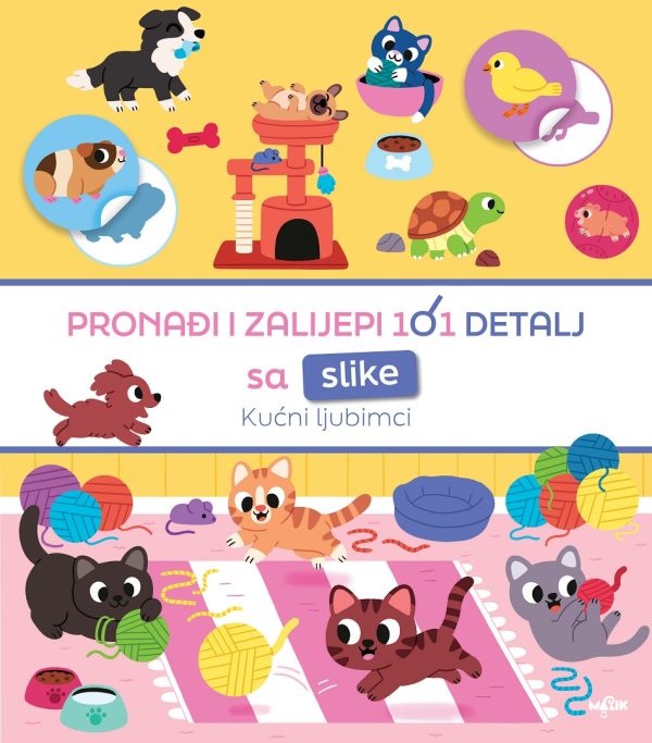Pronađi i zalijepi 101 detalj sa slike – Kućni ljubimci – Malik